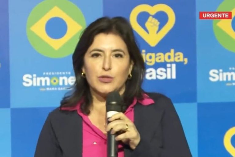 Simone Tebet sinaliza apoio a Lula para o 2º turno
