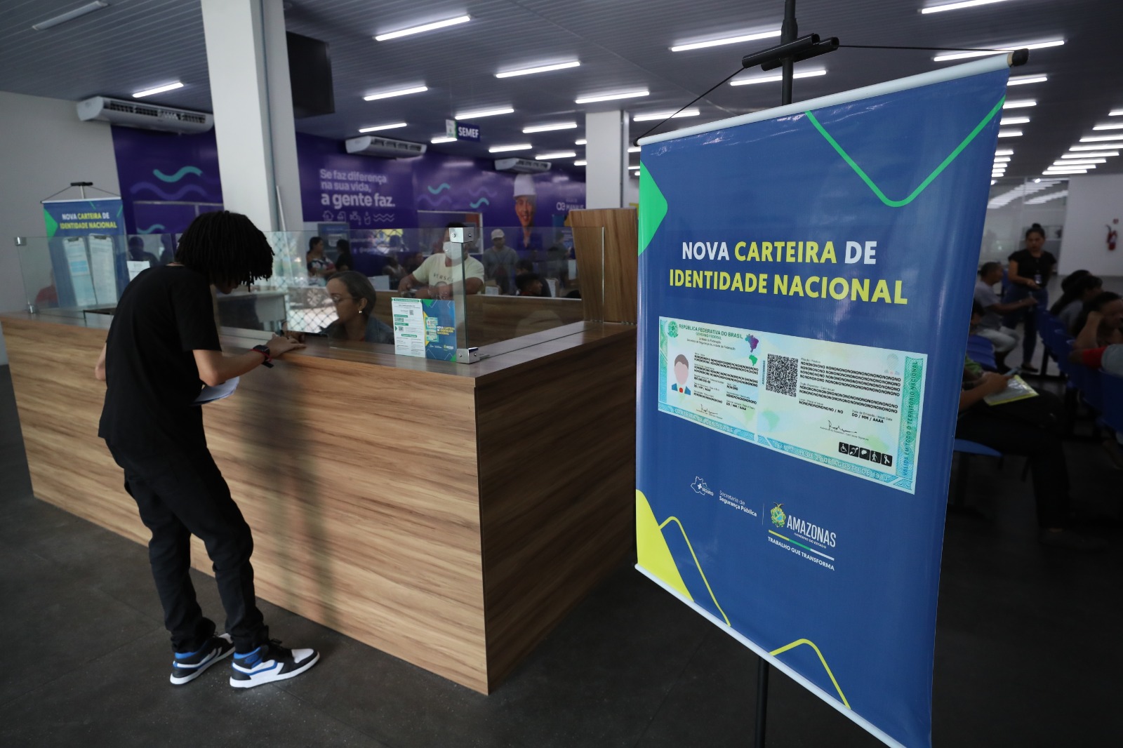 Primeira via de nova identidade é gratuita e será emitida nos PACs