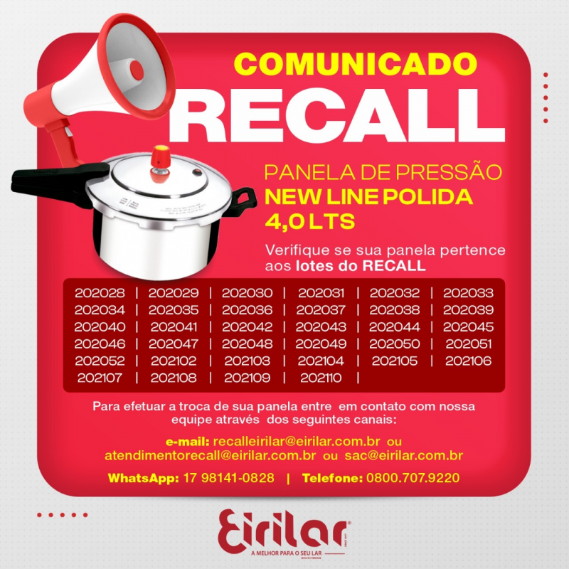 Comunicado de Recall