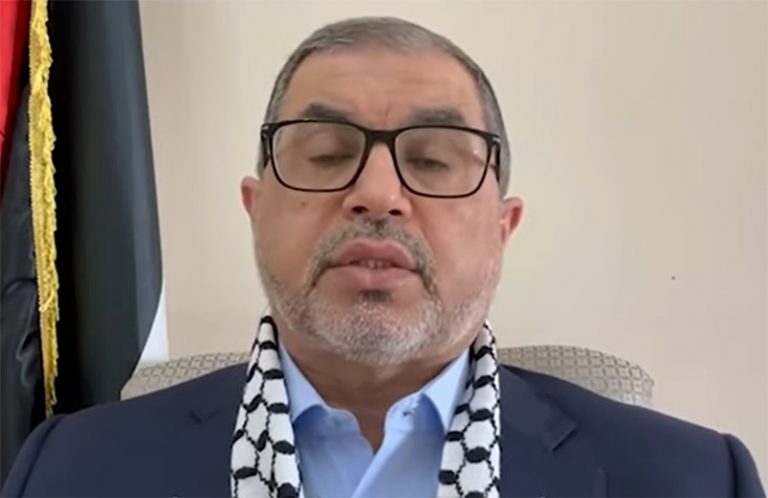 Em vídeo, líder do Hamas agradece apoio de Lula à Palestina