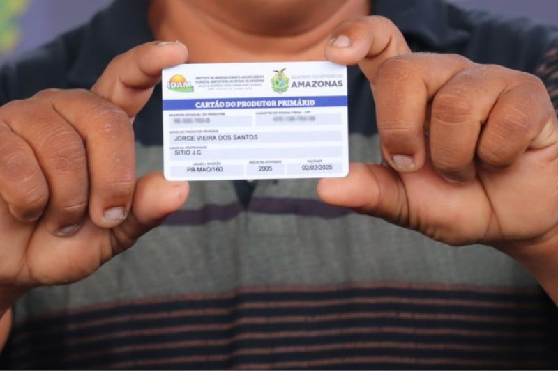 Cartão do Produtor Primário passa a ter validade de 4 anos