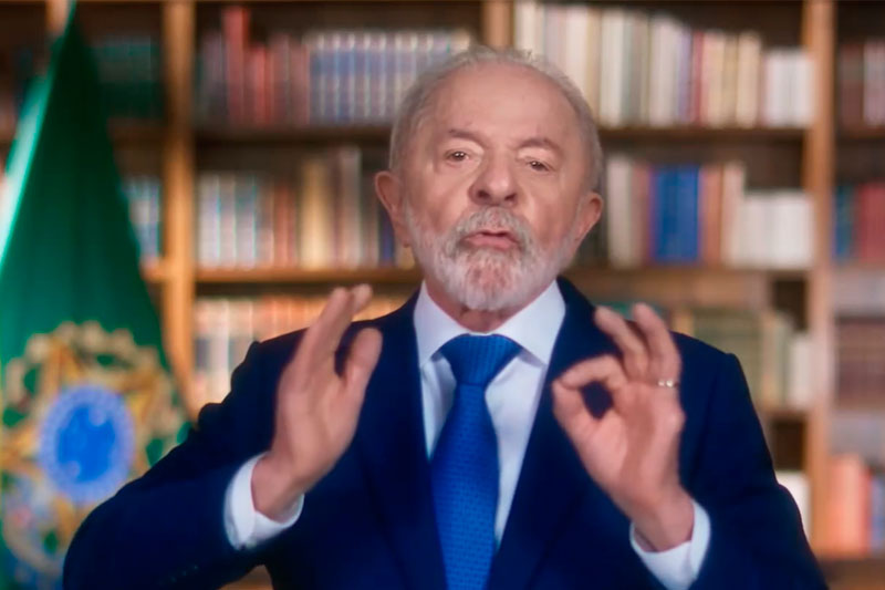 Em pronunciamento, Lula chama de chantagem anúncio de Trump sobre tarifas