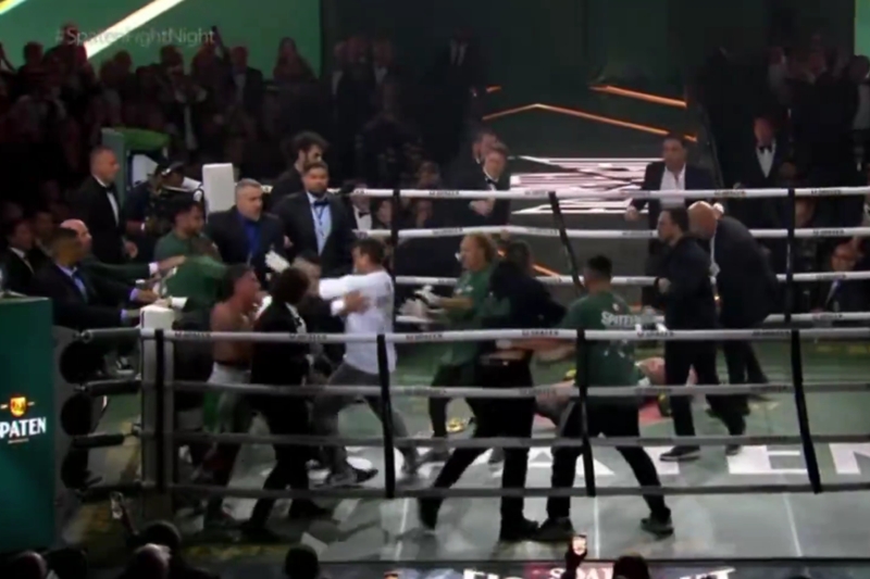 Confusão no ringue: vitória de Popó sobre Wanderlei termina em briga